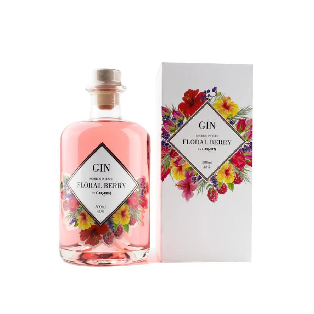 Carmien Rooibos Distilled Gin – Floral Berry (500ml) – MM Fine Goods